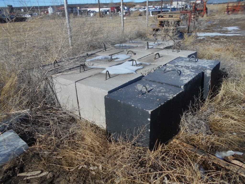 Cement Weight Blocks for Pasture Aerators Price: $150/each - Aces Auto ...